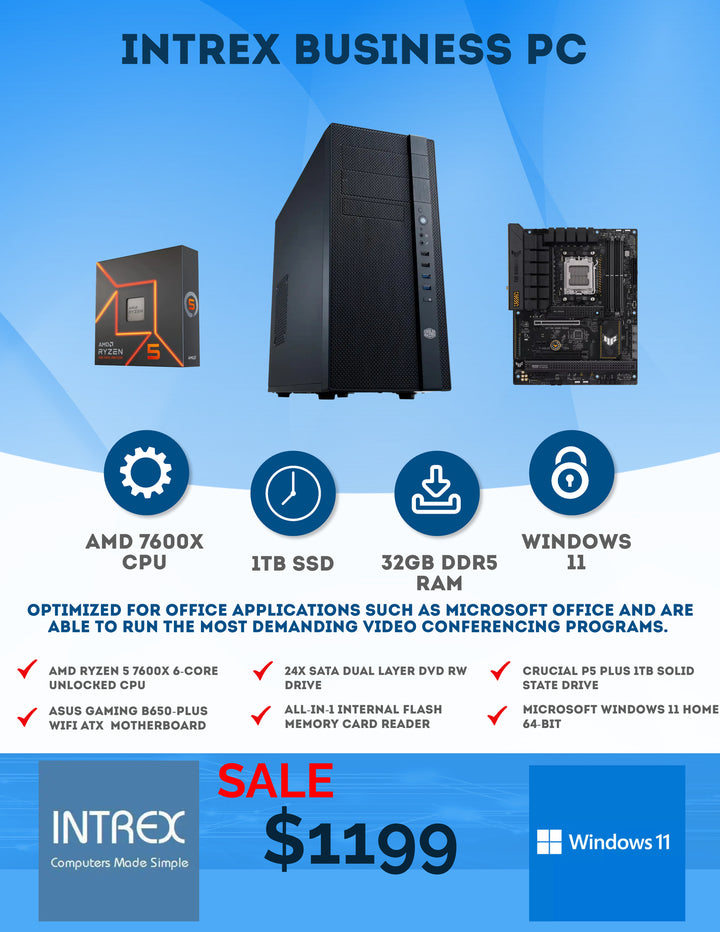 Gaming PCs, Computer Repair, Computer Parts | Intrex Computers