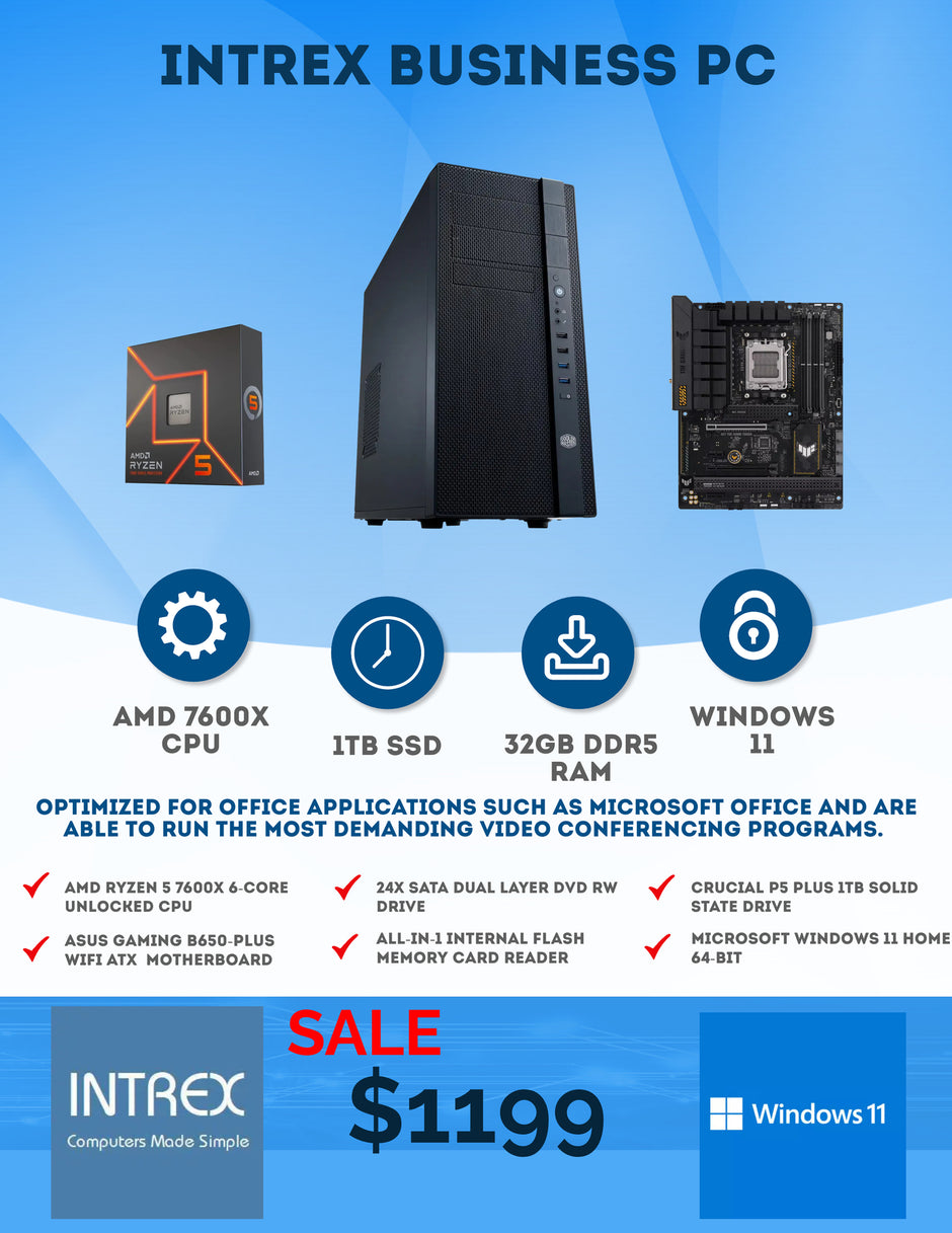 Gaming PCs, Computer Repair, Computer Parts | Intrex Computers